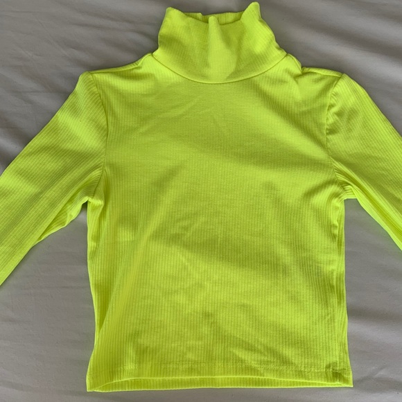 H&M | Tops | Hm Neon Turtleneck | Poshmark